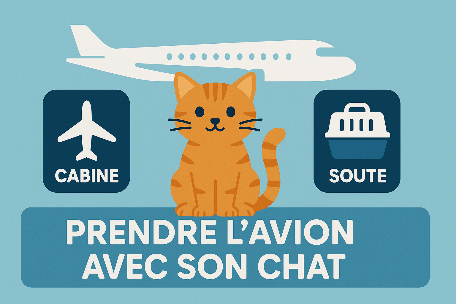 Prendre l’avion avec son chat : règles, prix et conseils