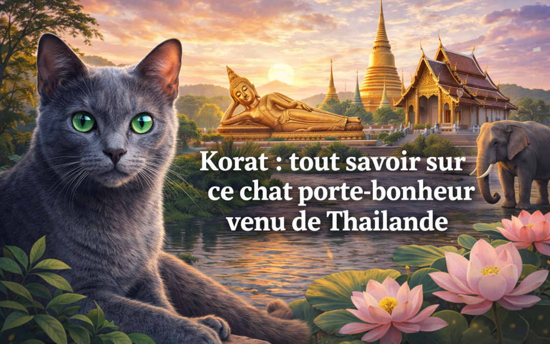 Korat : tout savoir sur ce chat porte-bonheur thaïlandais